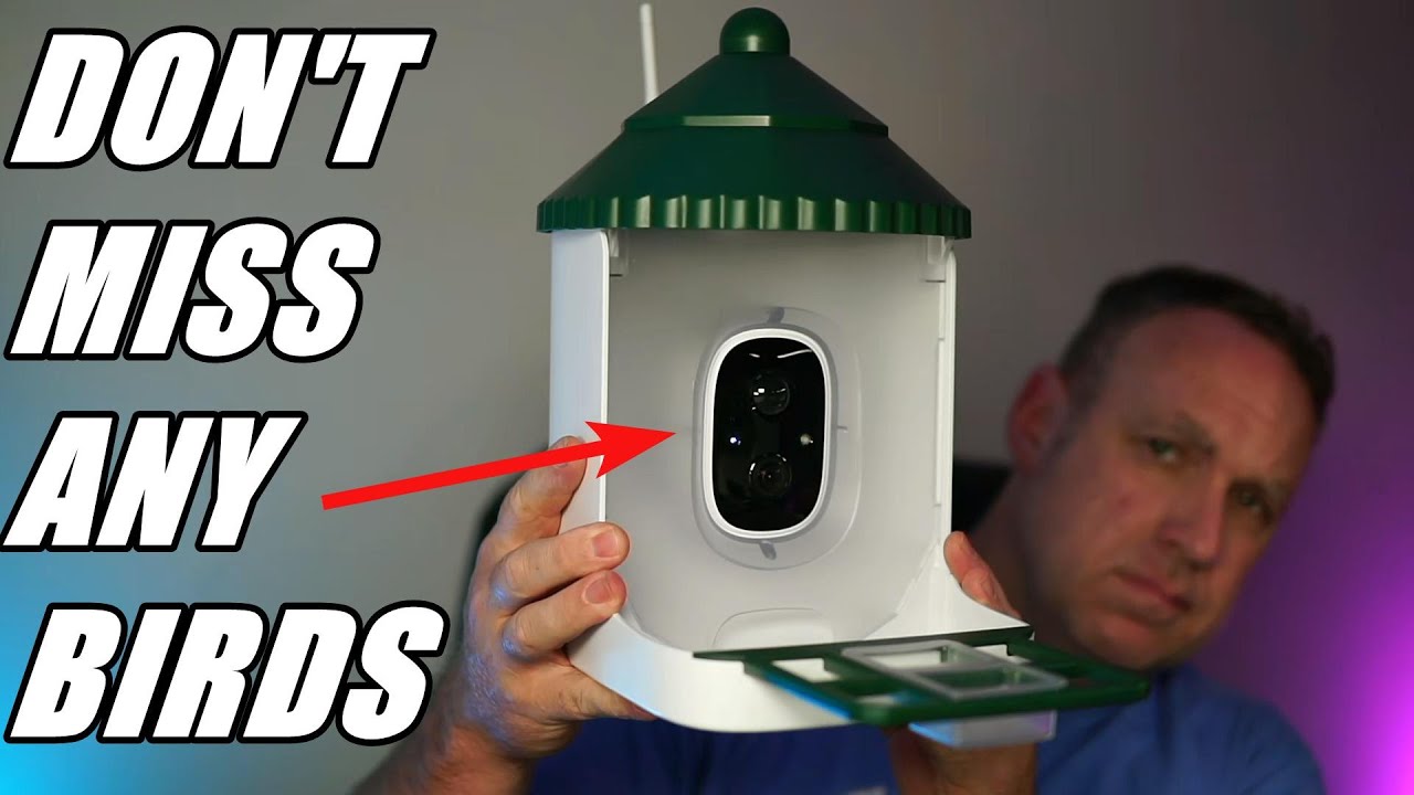 Smart Bird Feeder with Camera and Solar Panel – Never Miss a Visitor Again!
