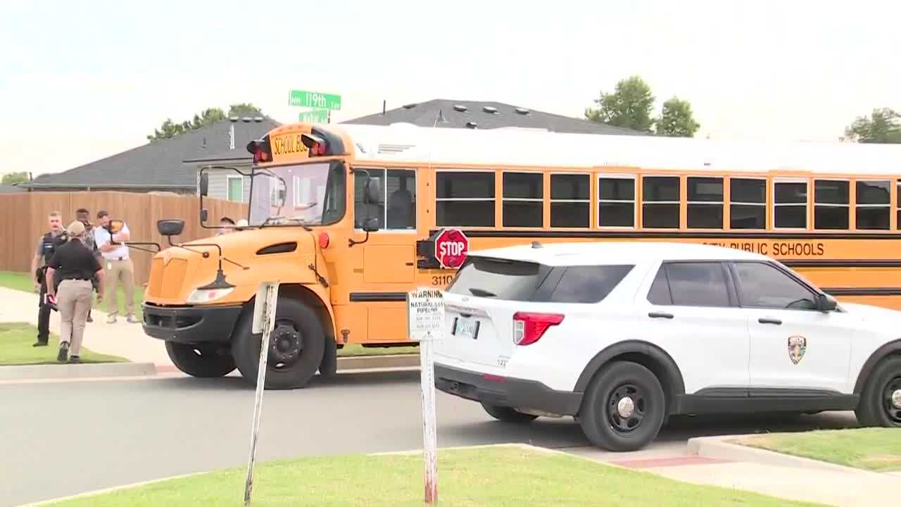 Oklahoma City police respond to incident involving firearm near school bus