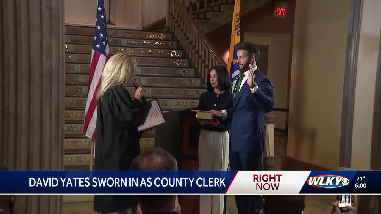 David Yates sworn in as interim Jefferson County Clerk