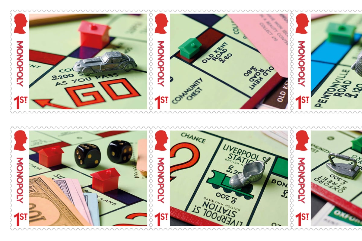 Pass go, collect Monopoly stamps