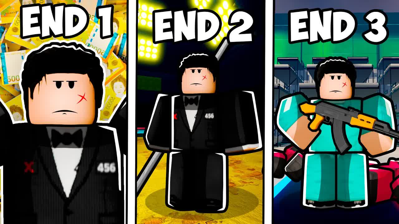 I Survived ALL ENDINGS in INK GAME...