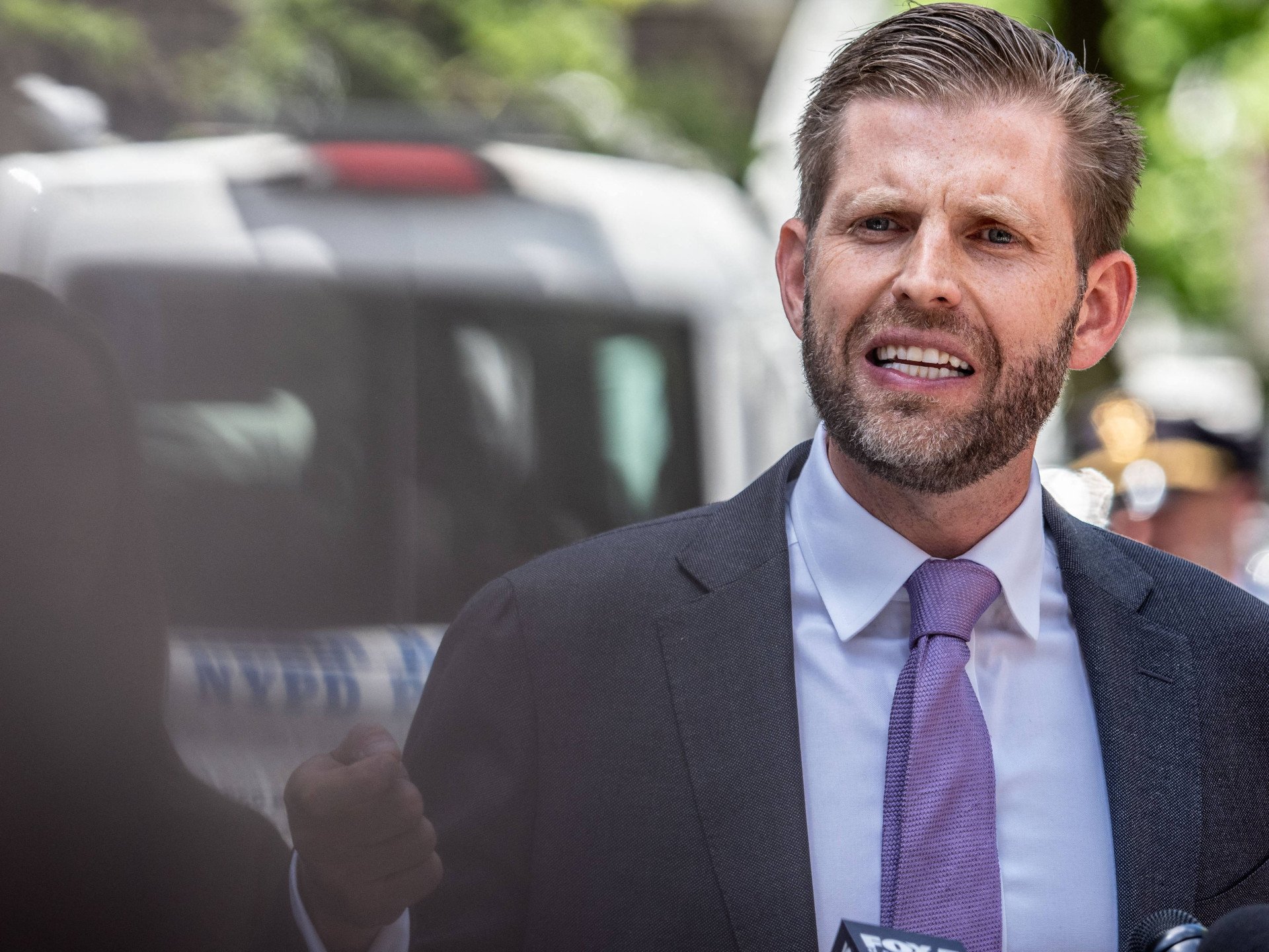 Trump son's claim about president raises security concerns