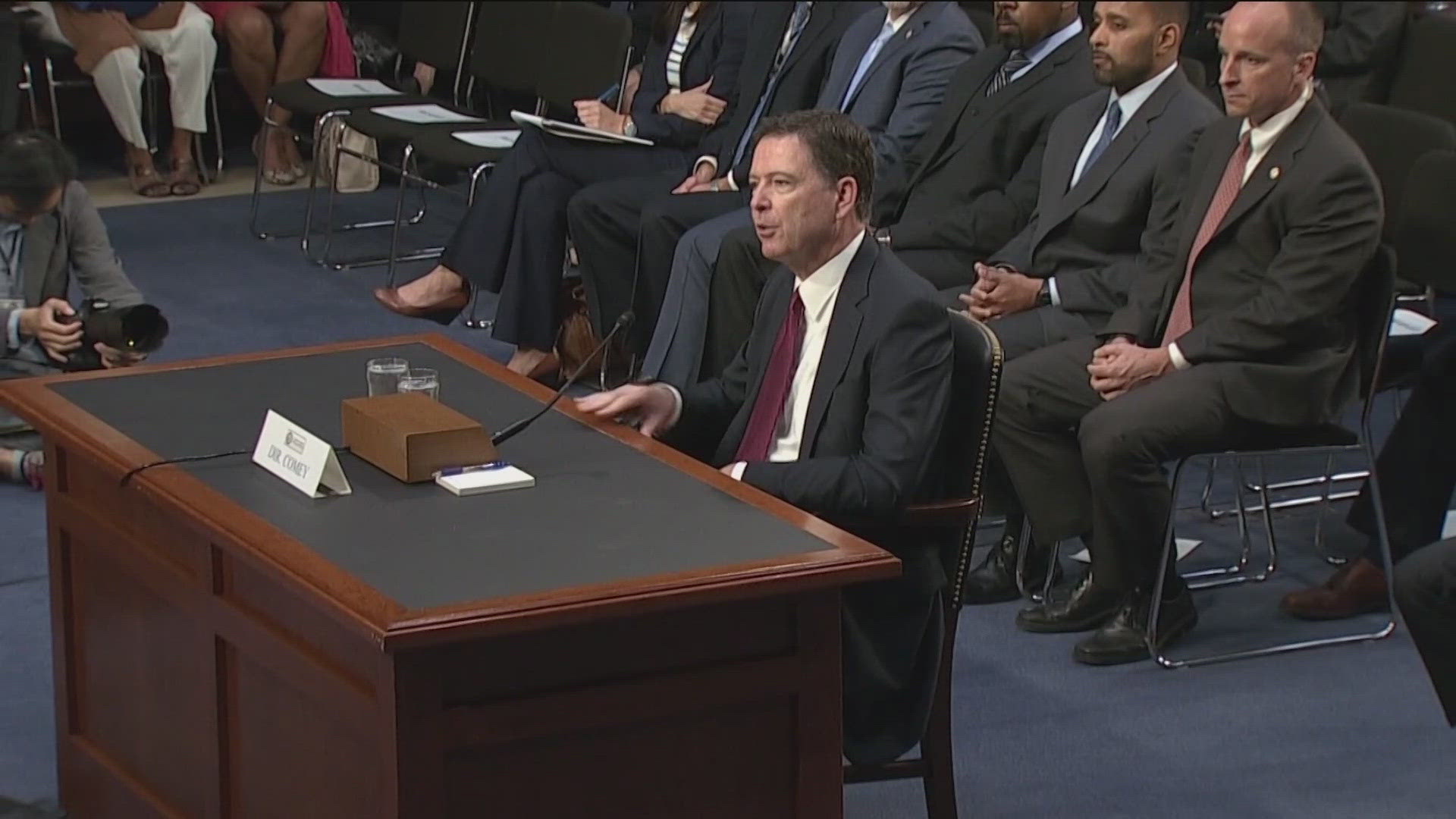 Former FBI Director James Comey pleads not guilty