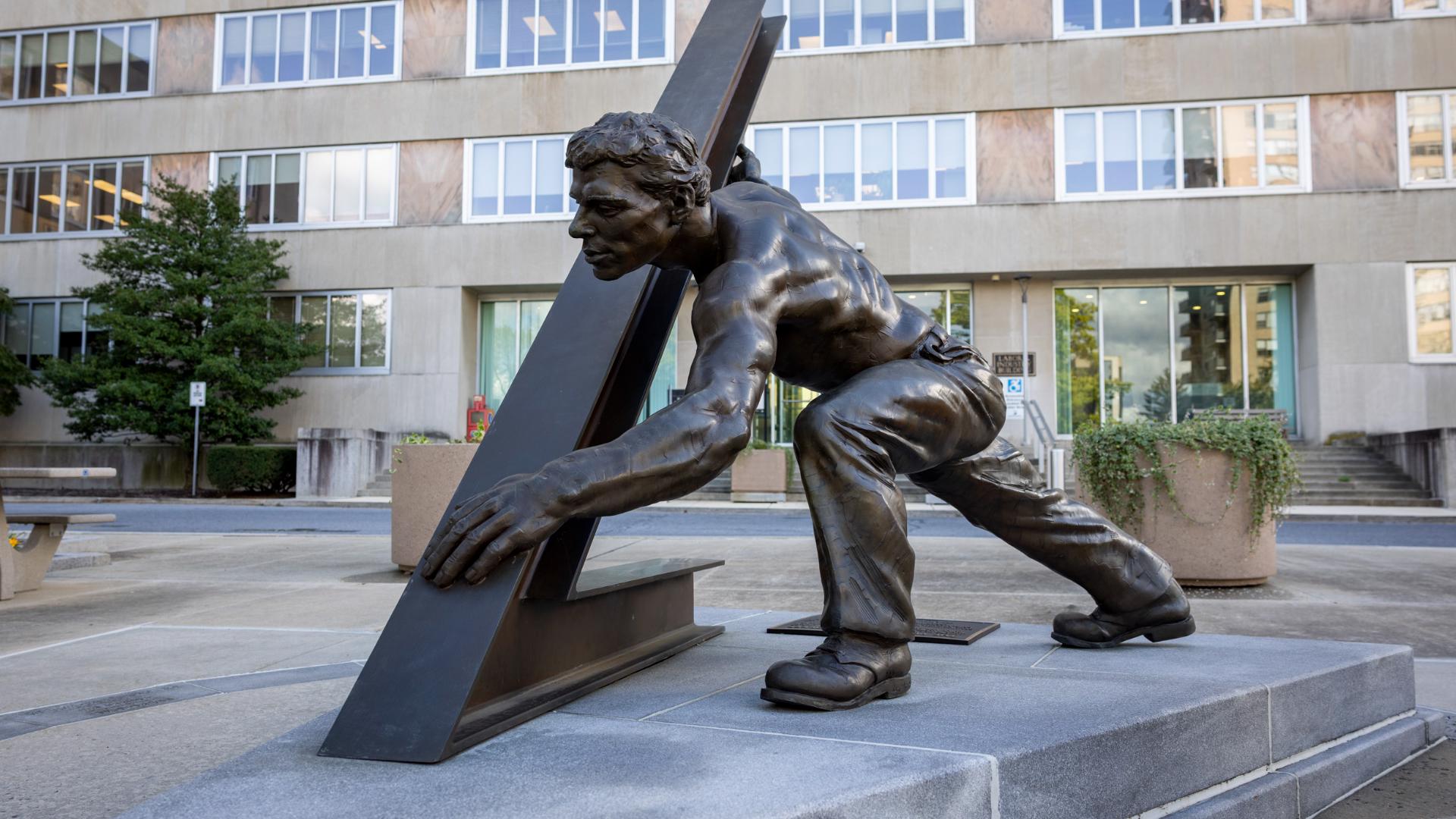 ‘The Pennsylvania Worker’ sculpture rededicated to honor state’s labor ...