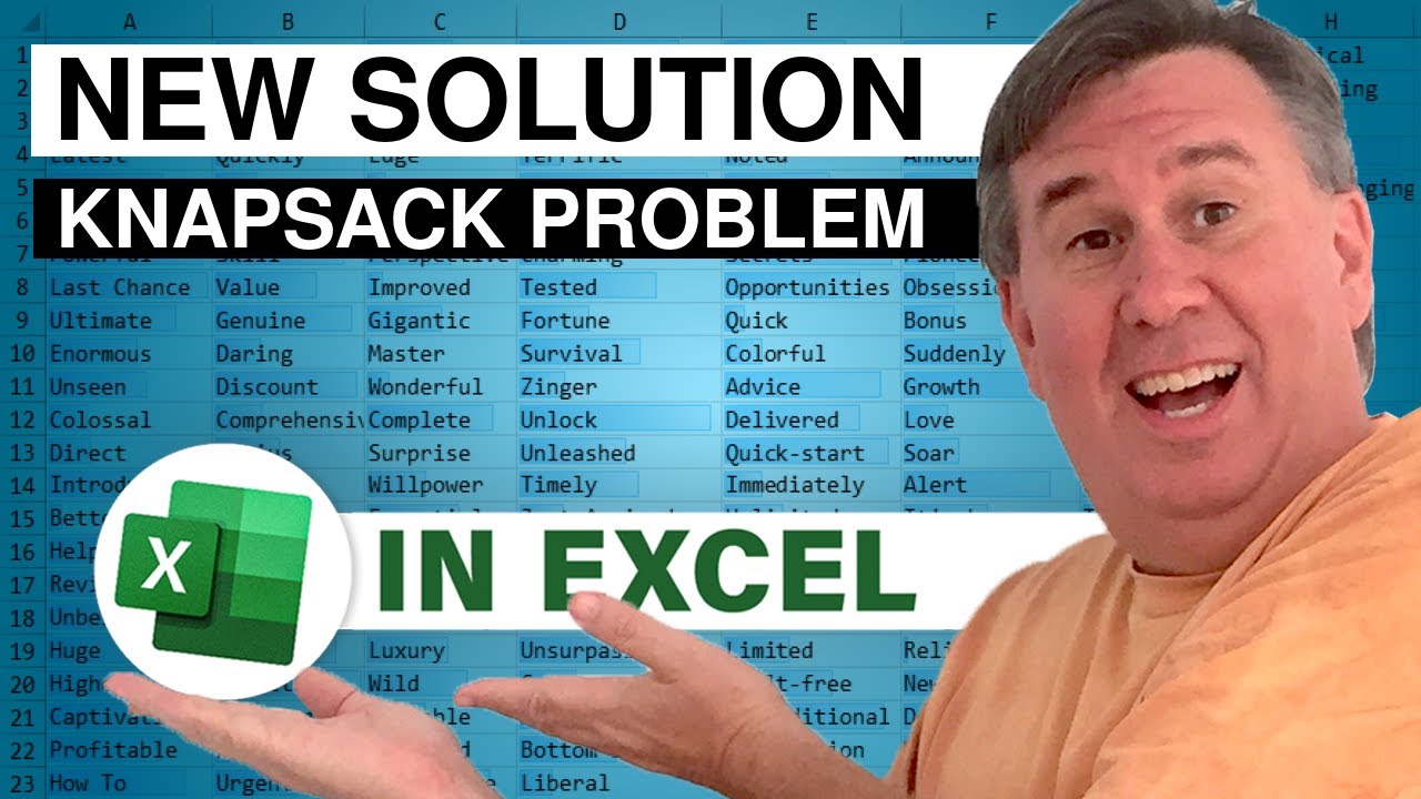 Excel — Find Which Invoices Add Up to a Check Amount