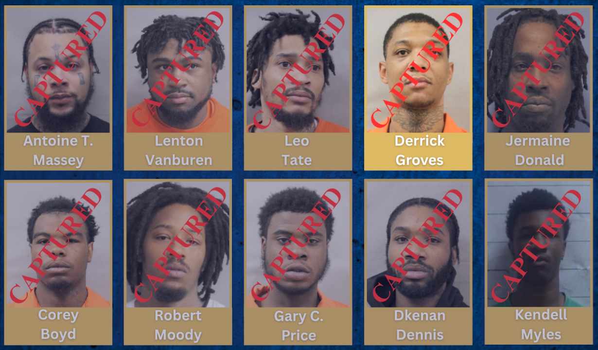 Escaped New Orleans inmate Derrick Groves captured after standoff in ...