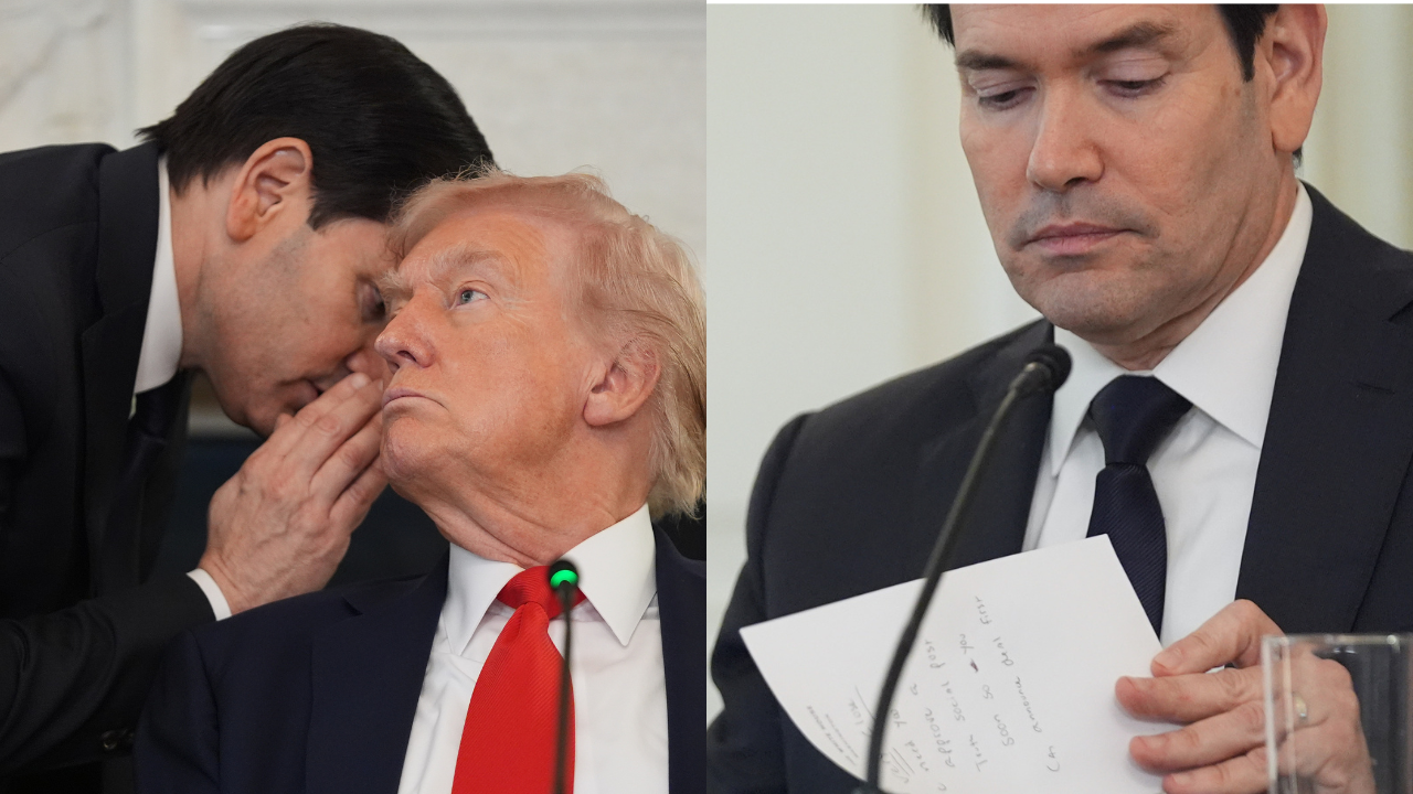 Marco Rubio's Handwritten Note To Trump Leaked | Here's What It Said