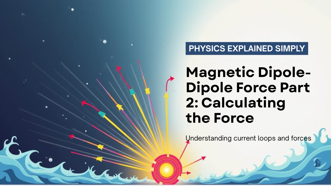 Magnetic Dipole–Dipole Forces Part 2: Force on a Current Loop