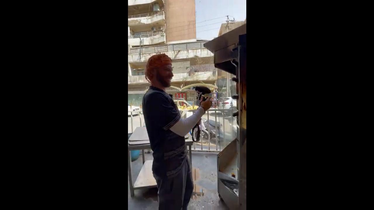 rotisserie chicken in baghdad, iraq