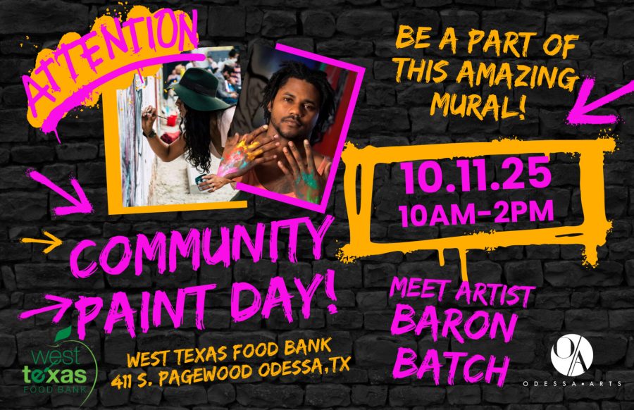 Baron Batch brings art to Odessa with mural and exhibition
