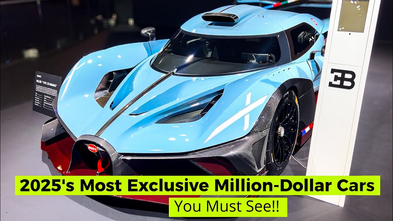 2025's The 15 Most Expensive Multi-Million Dollar Cars!