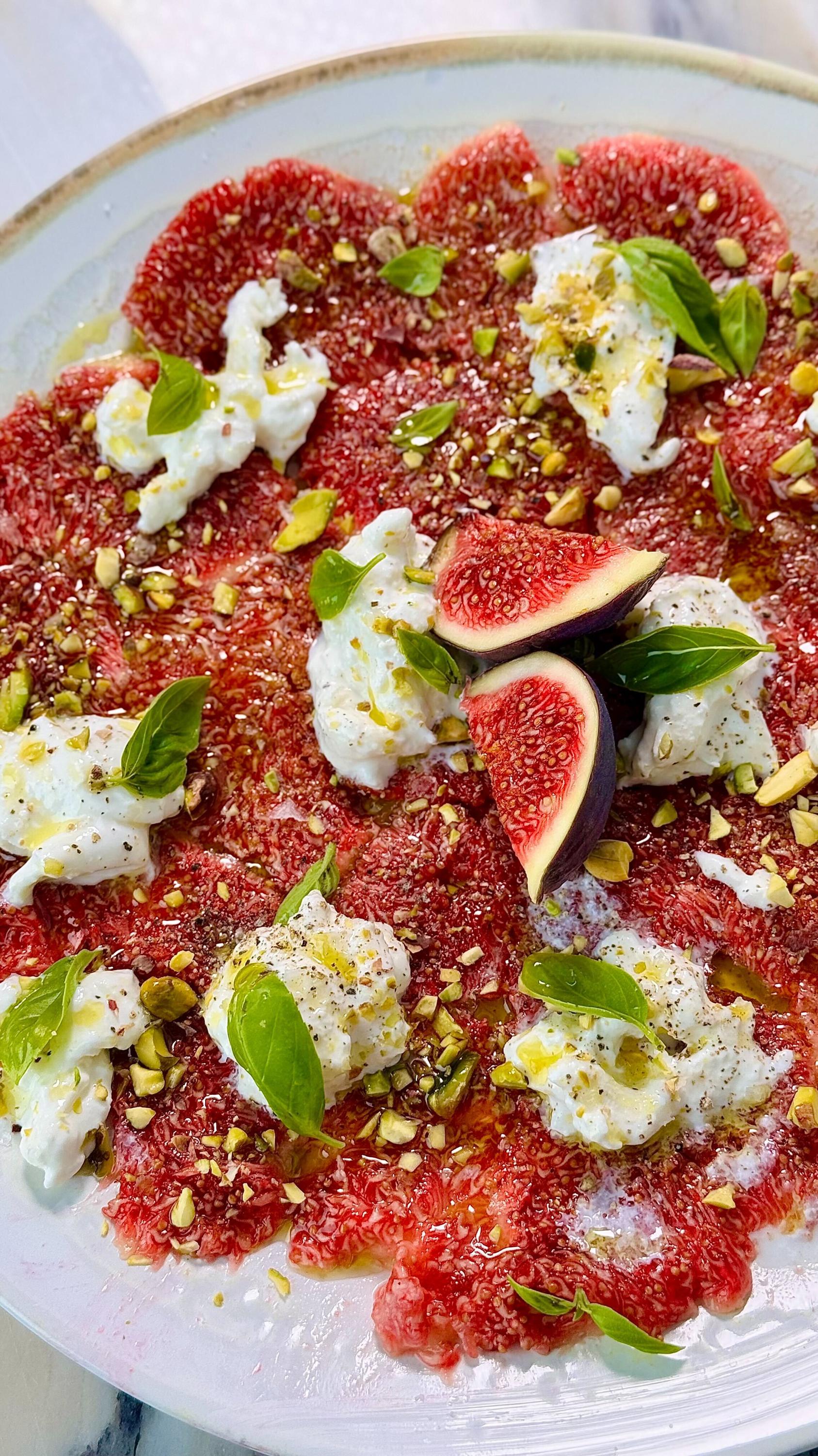 The viral fig carpaccio