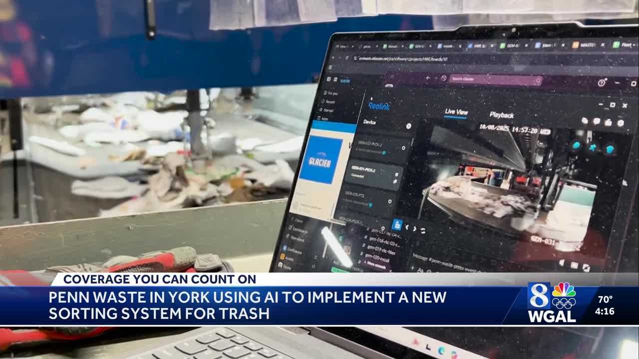 Penn Waste in York has implemented a new AI sorting system to enhance ...