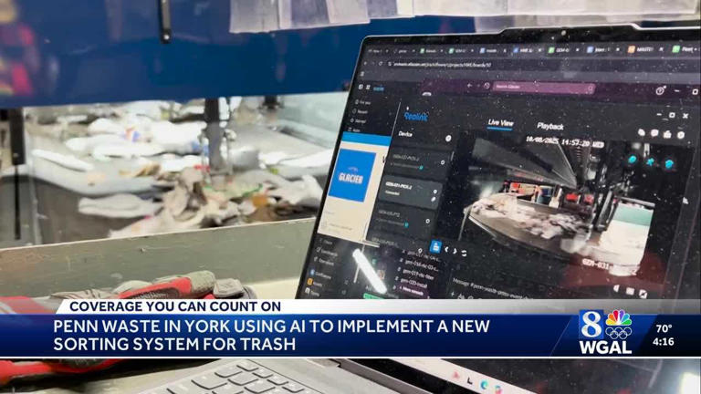 Penn Waste in York has implemented a new AI sorting system to enhance ...