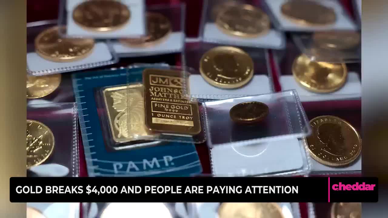 Gold Breaks $4,000 and People Are Paying Attention