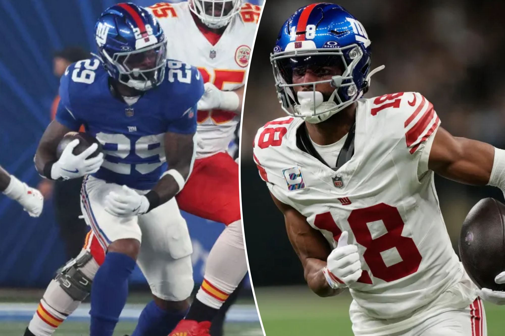 Giants getting Tyrone Tracy back from injury vs. Eagles but lose Darius ...