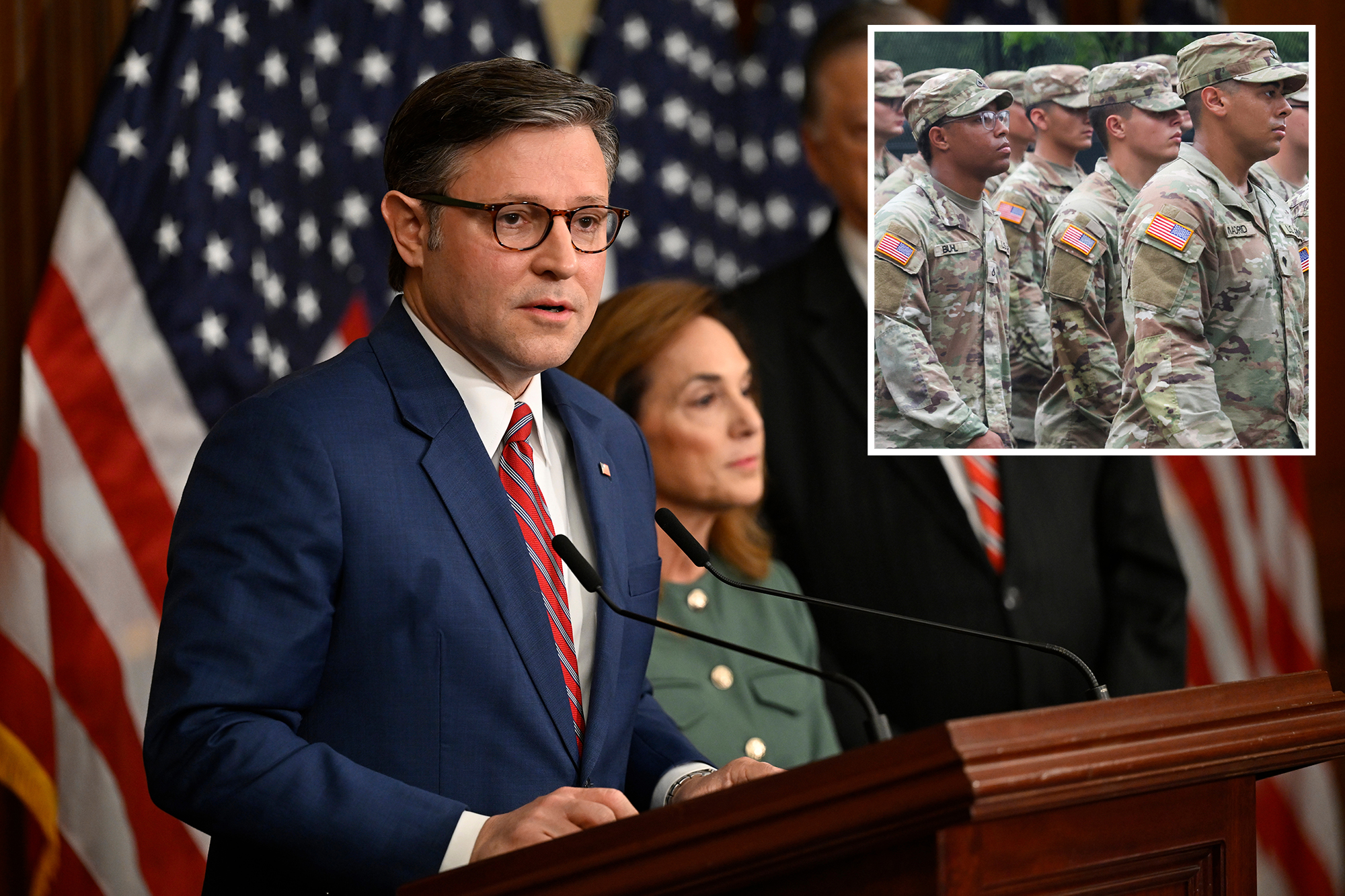 House Speaker Mike Johnson rejects standalone bill to pay US troops ...