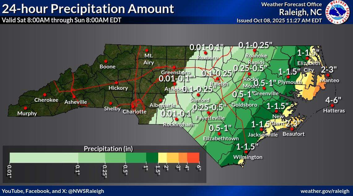 King tides & new storm tracking toward NC mean flooding, rain. Latest ...
