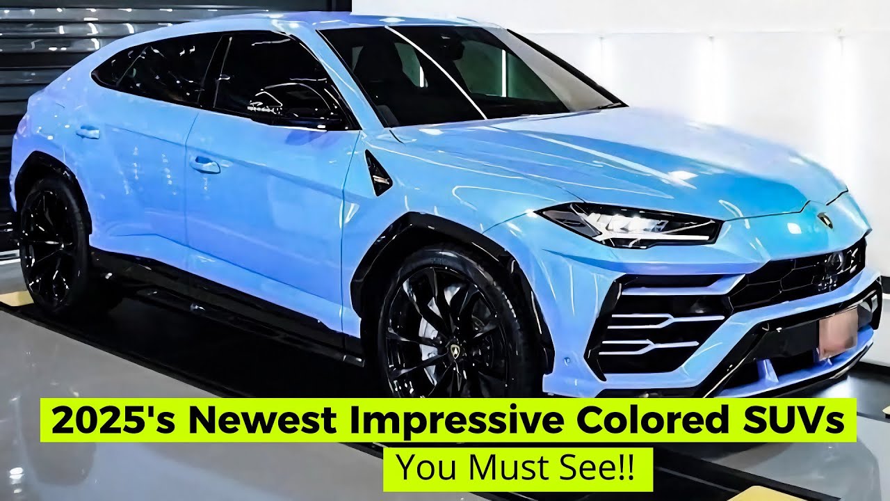 2025's The 10 Newest Colored SUVs!