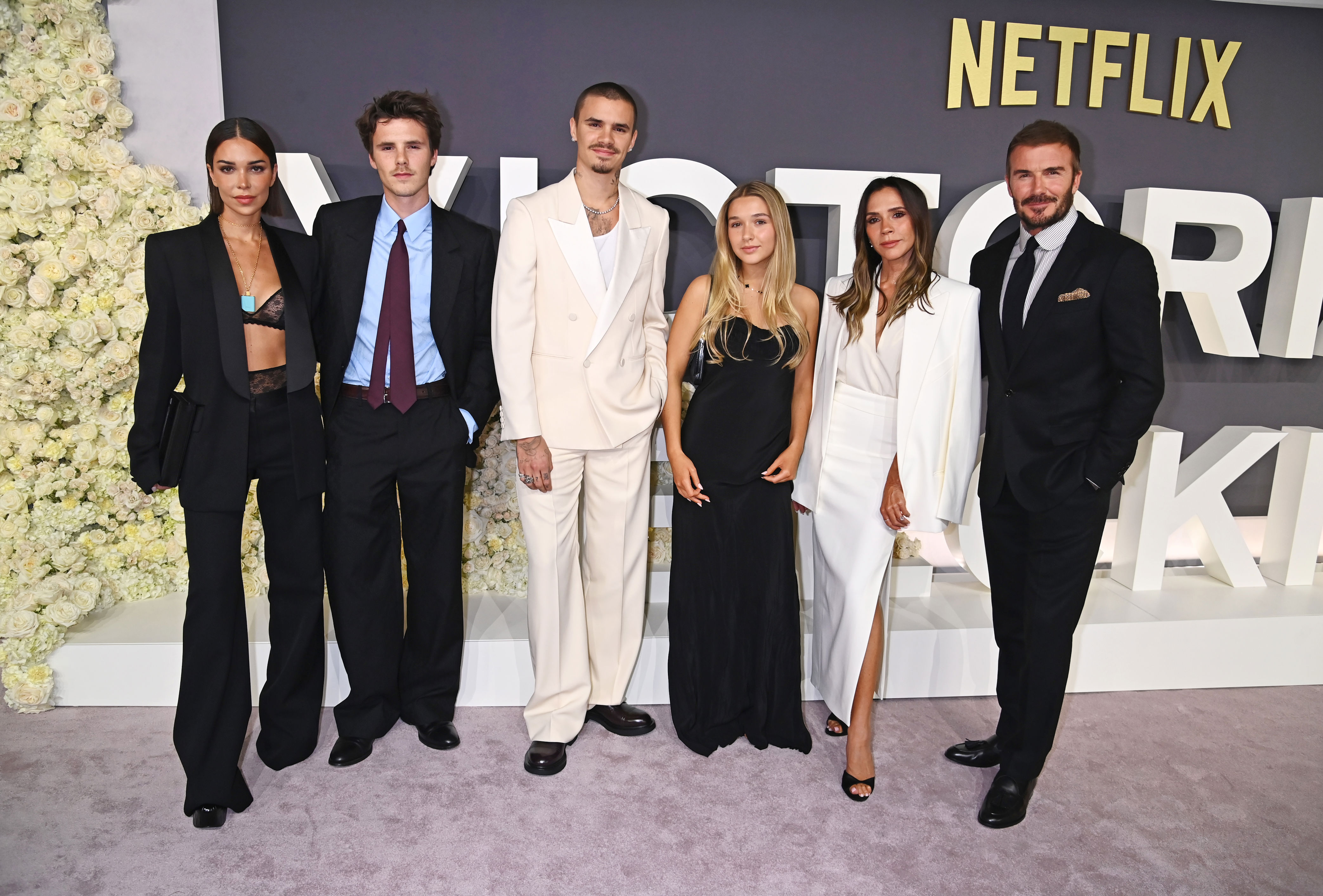 Beckham family puts on united front at Victoria’s Netflix doc premiere ...