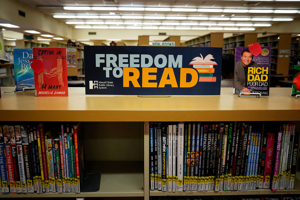 Hawaii library system bans displays that refer to 'Banned Books Week ...