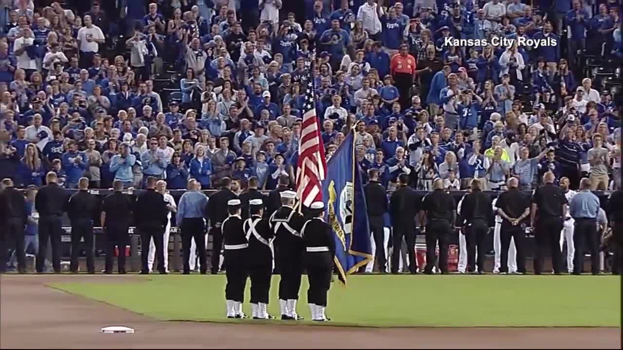 Royals, KCFD honor fallen firefighters in 2015