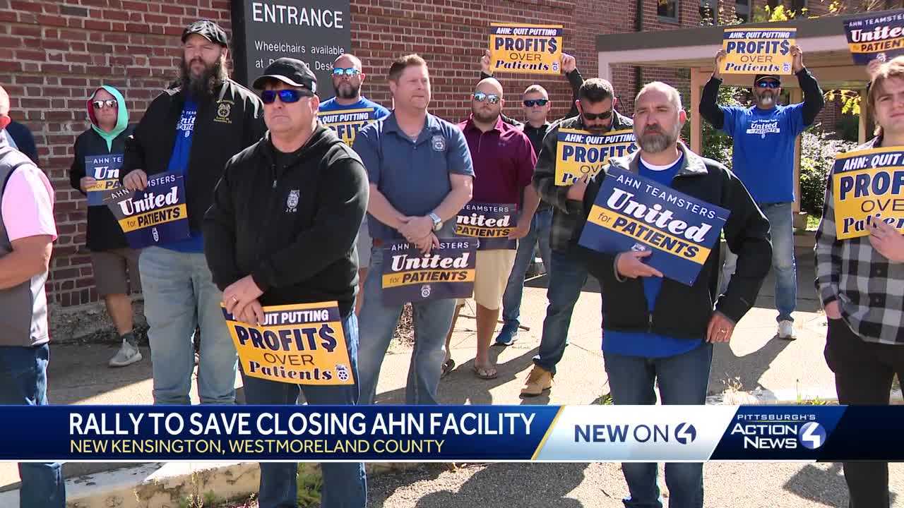 Union rally calls on AHN to keep Westmoreland County clinic open