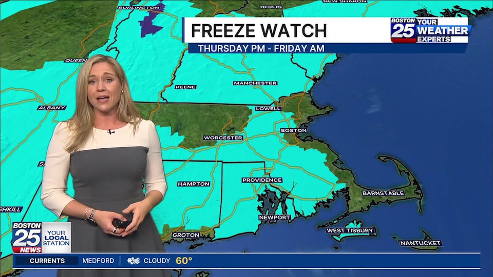 Freeze watch issued in Massachusetts. Here’s how cold it will get