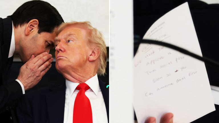Marco Rubio Caught Telling Donald Trump, 79, What to Post on Truth Social