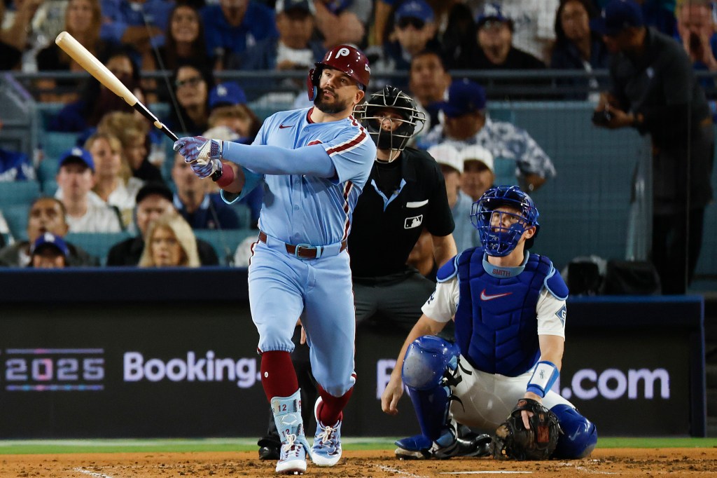 Kyle Schwarber busts out with two-homer night as Phillies rip Dodgers ...