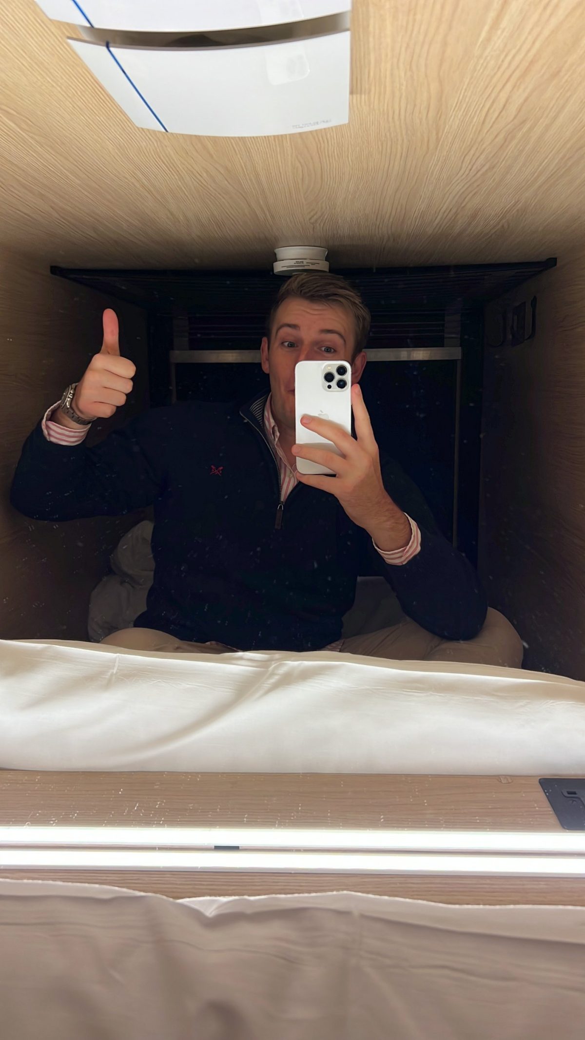 I’m 6ft 3in – and spent the night in London’s tiniest hotel room