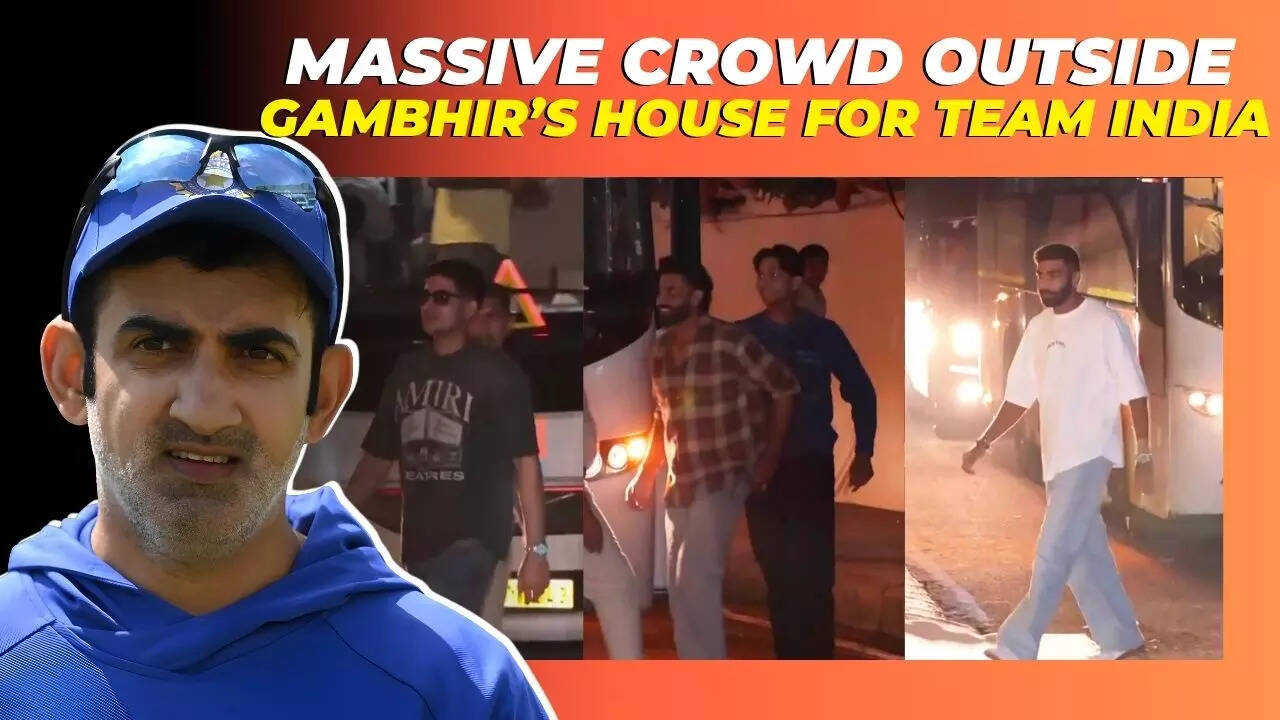 India players unwind at head coach Gautam Gambhir’s residence | Massive ...