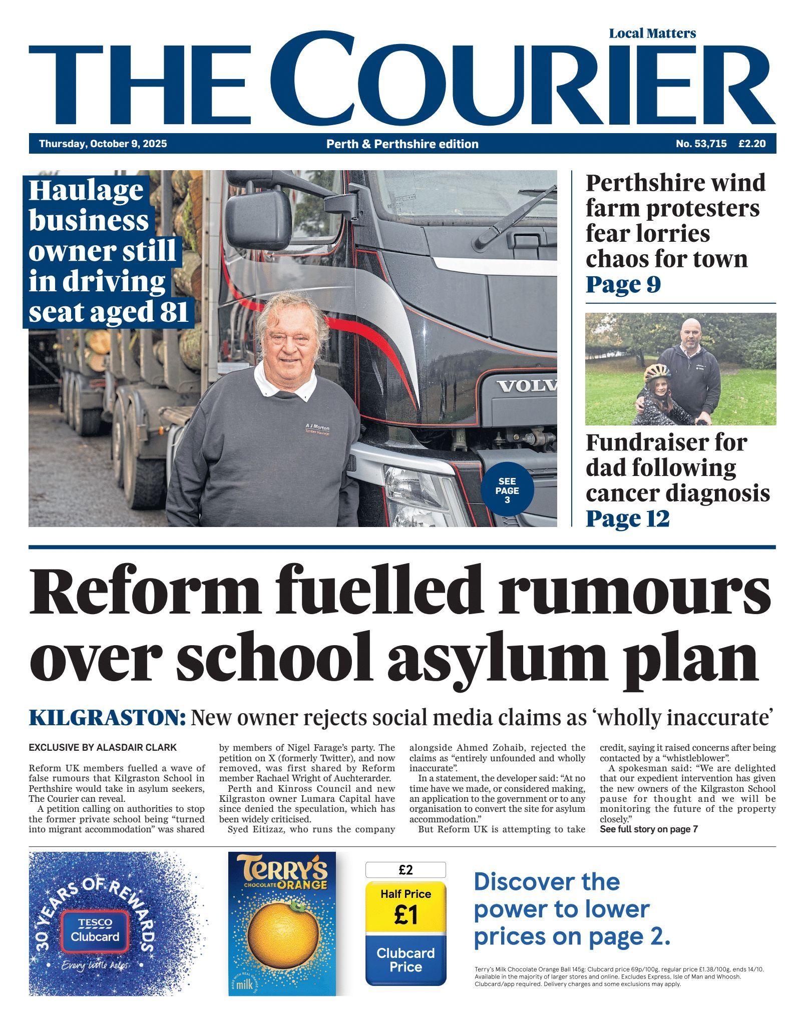 Scotland's papers: Maddie anguish and private school intake drop