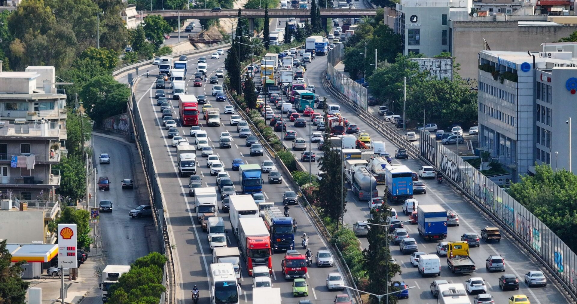 Κυκλοφοριακό «χάος» και σήμερα στους δρόμους της Αθήνας – Δείτε live ...