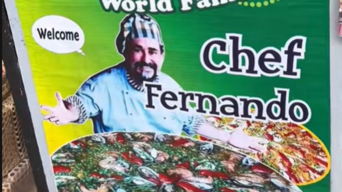 Encuentran en Tailandia una paella hecha por un tal “chef Fernando” y ...
