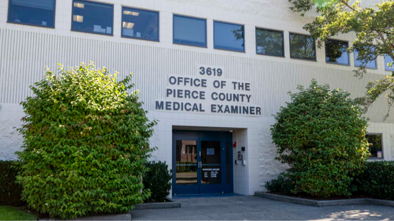 Man dies after crashing into camper trailer in Pierce County