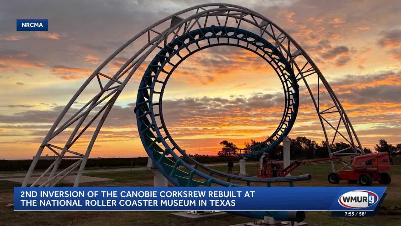Second inversion of the Canobie Corkscrew rebuilt at the National ...