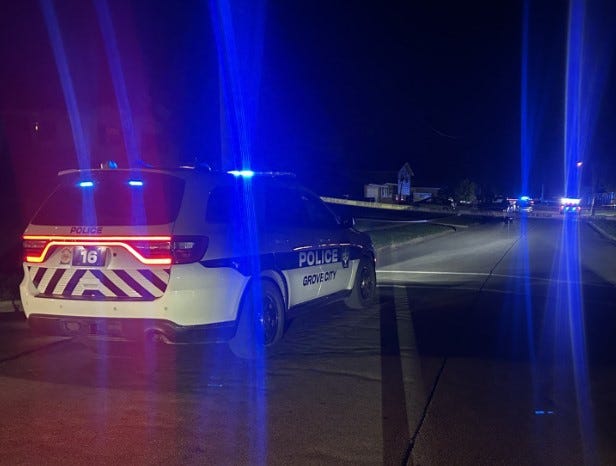 Suspect dead, Grove City officer wounded in exchange of gunfire during ...