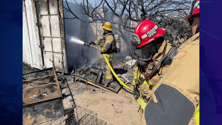 Woman killed in RV fire in San Bernardino County