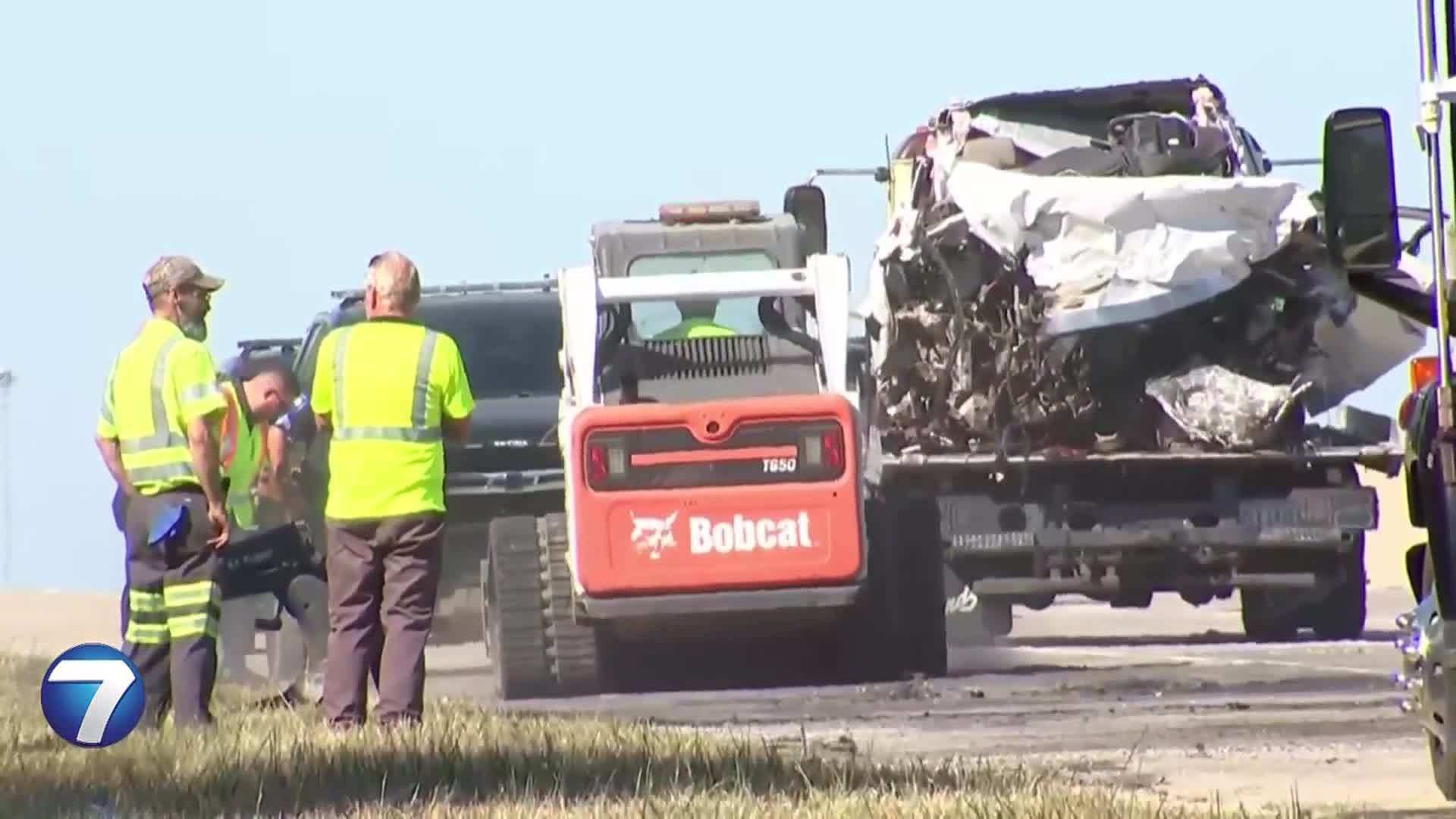 Coroner formally IDs 3 people killed in wrong-way crash on I-70