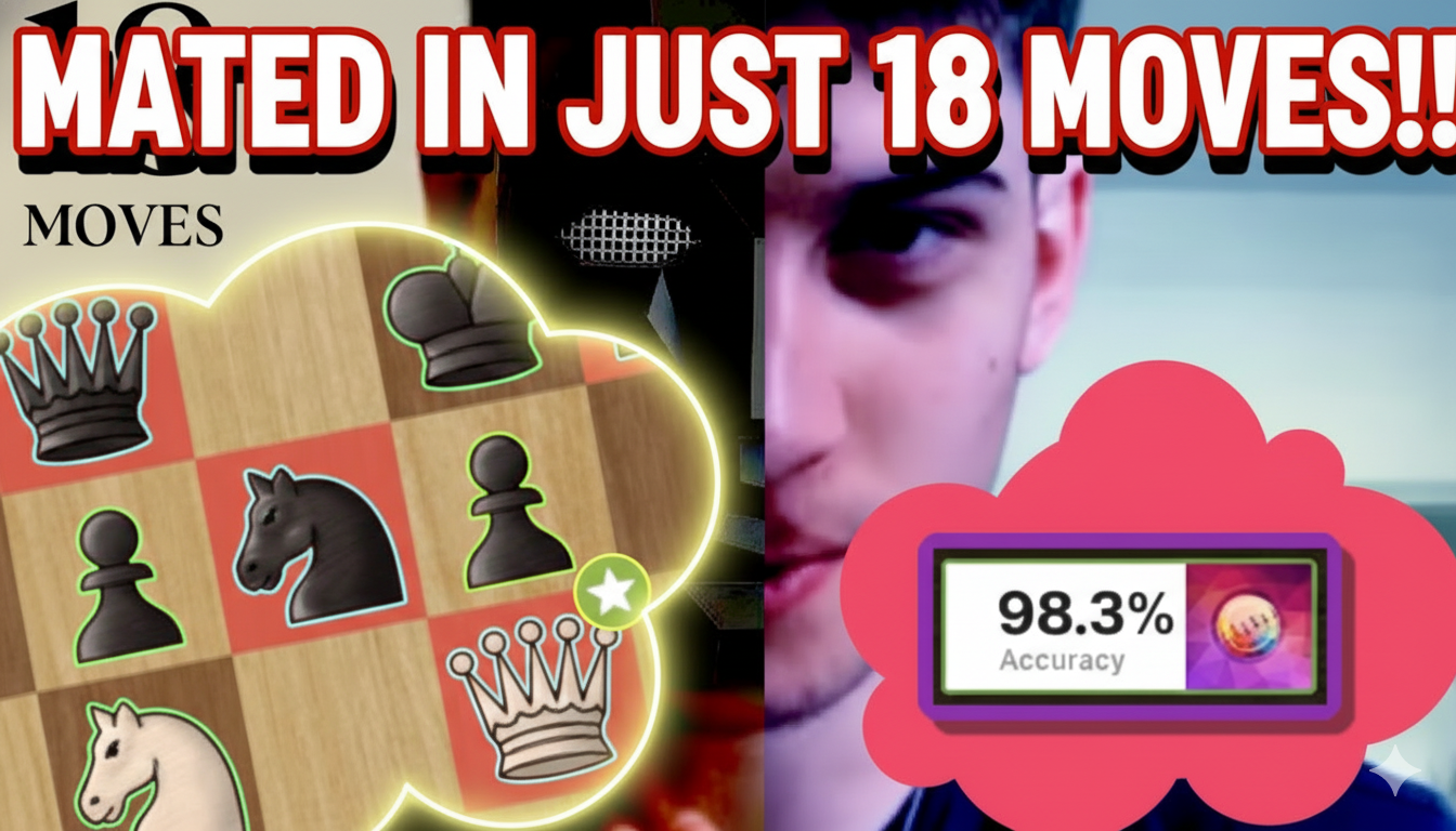 Mated in Just 18 Moves!!