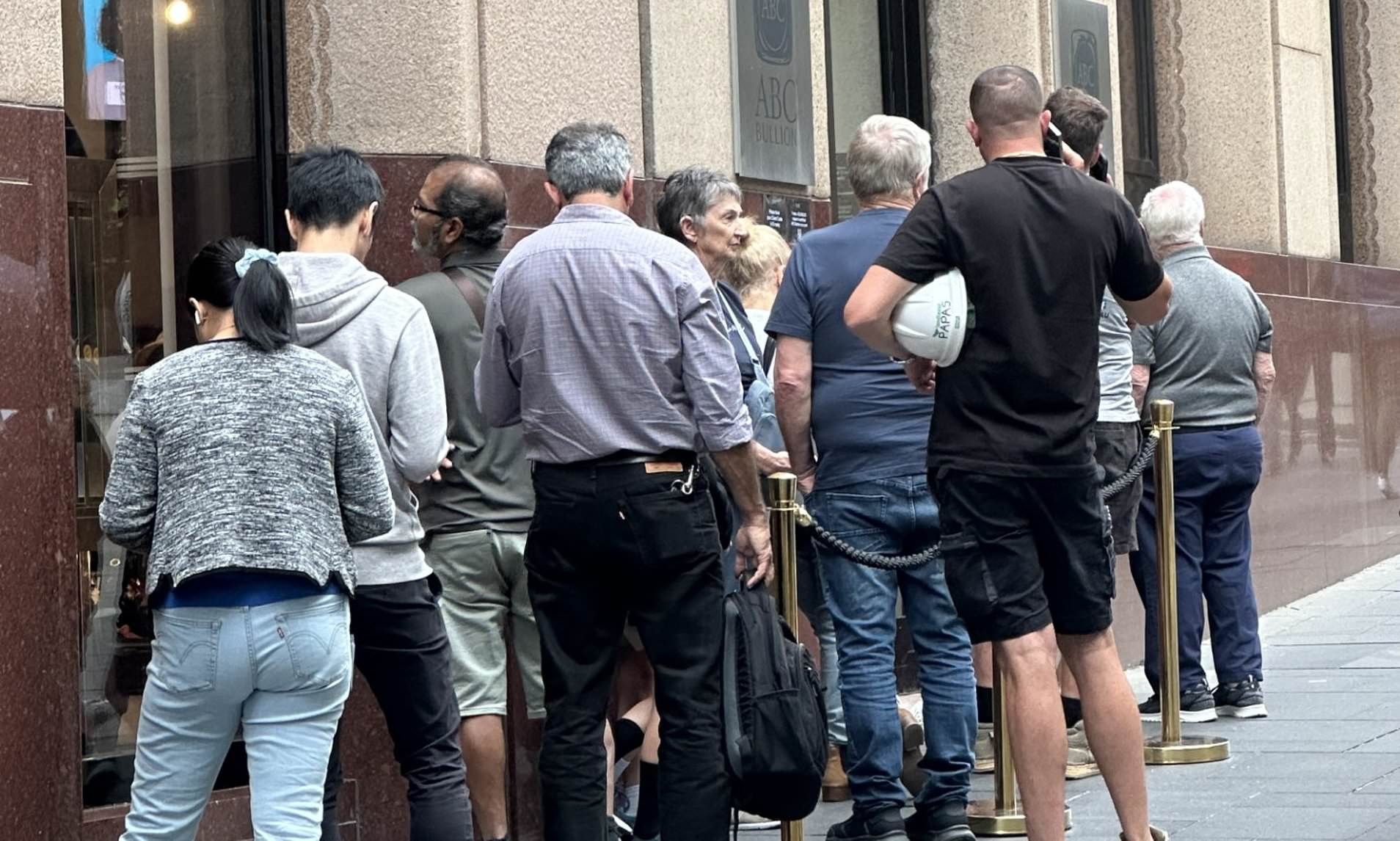 Why hundreds of Aussies are lining up in the middle of Sydney's CBD in ...