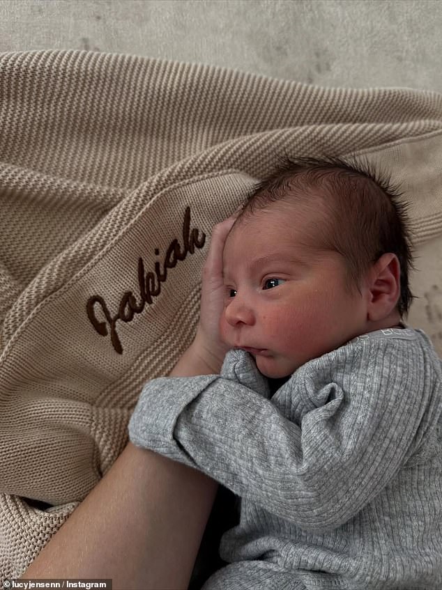 Baby joy! AFL star Joel Jeffrey welcomes son with his partner Lucy ...