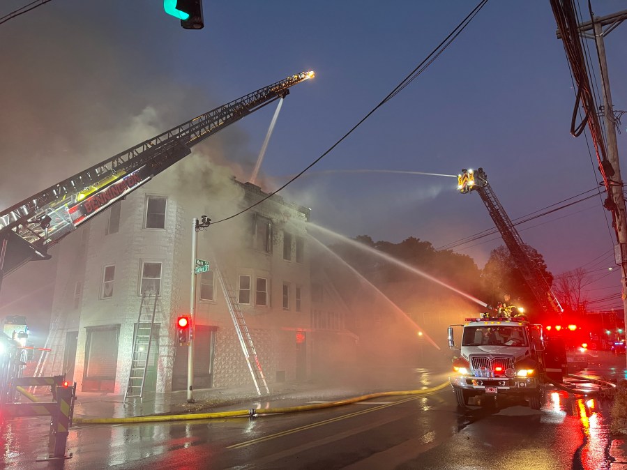 One injured in Bennington building fire
