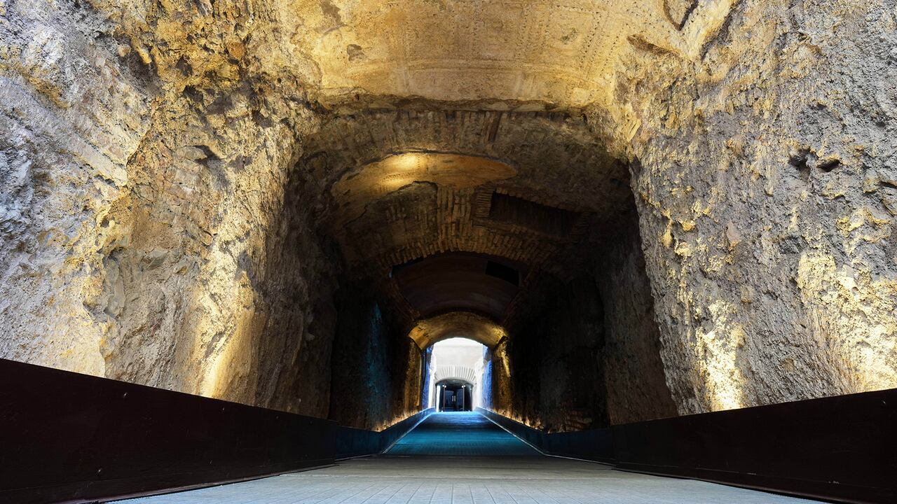 #TheMoment a secret passageway at the Colosseum opened to the public