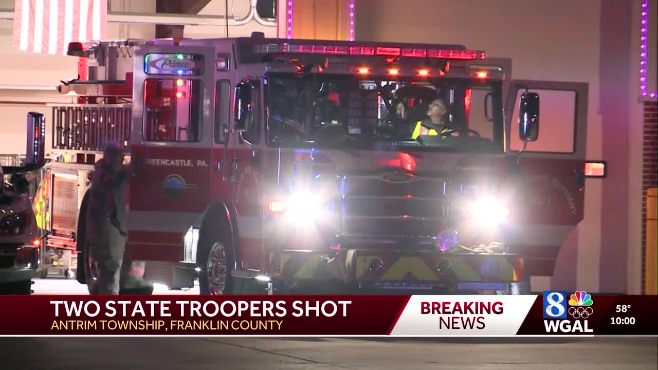 Two state troopers shot while responding to call in southern Franklin ...