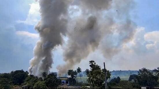 Six killed in explosion at fire cracker unit in Andhra Pradesh district