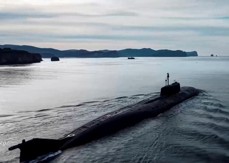 Satellite imagery captures Russia's Pacific Fleet submarines