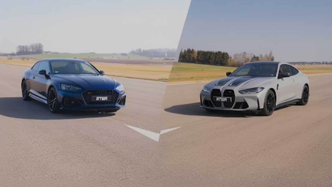 BMW M4 vs. Audi RS5 Drag Race