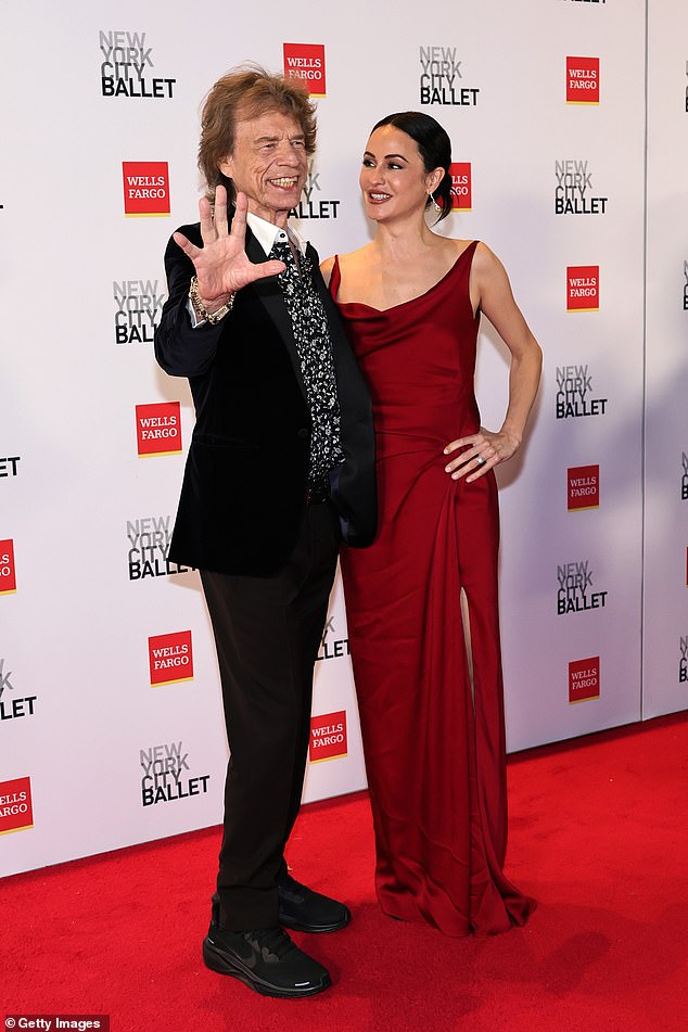 Mick Jagger, 82, and fiancée Melanie Hamrick, 38, attend New York City ...
